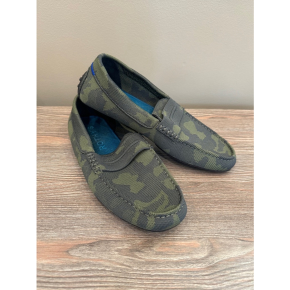 Rothy's | Shoes | Mens Rothys Driving Loafers Green Camo Size 95 | Poshmark